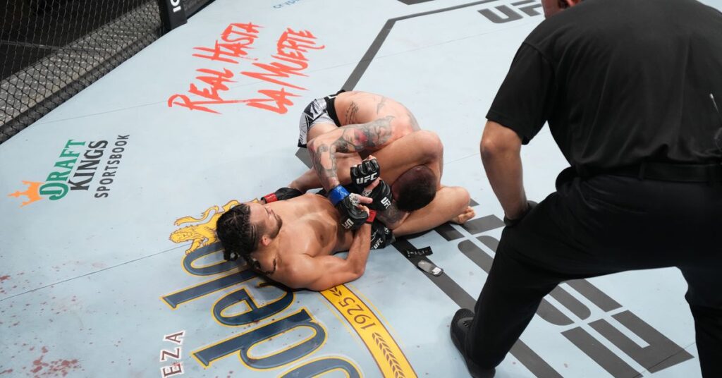 UFC 271 video: Kyler Phillips taps Marcelo Rojo with triangle-armbar ...