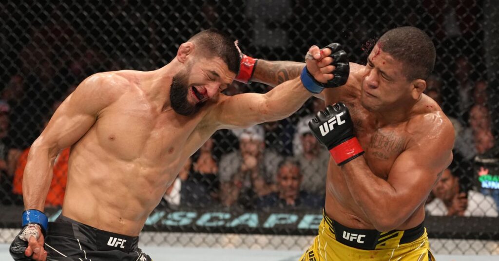Khamzat Chimaev vs. Gilbert Burns full fight video highlights - WMMAA