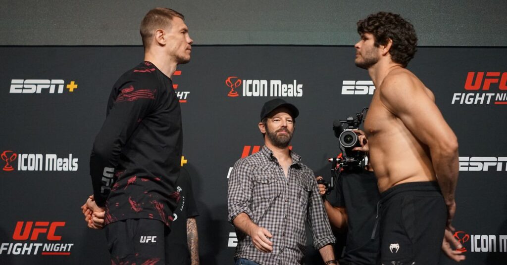 Maxim Grishin vs. Philipe Lins pulled from UFC Vegas 61, main card ...