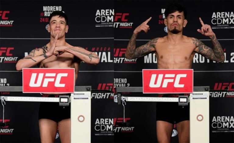 UFC Fight Night 237 weigh-in results - WMMAA